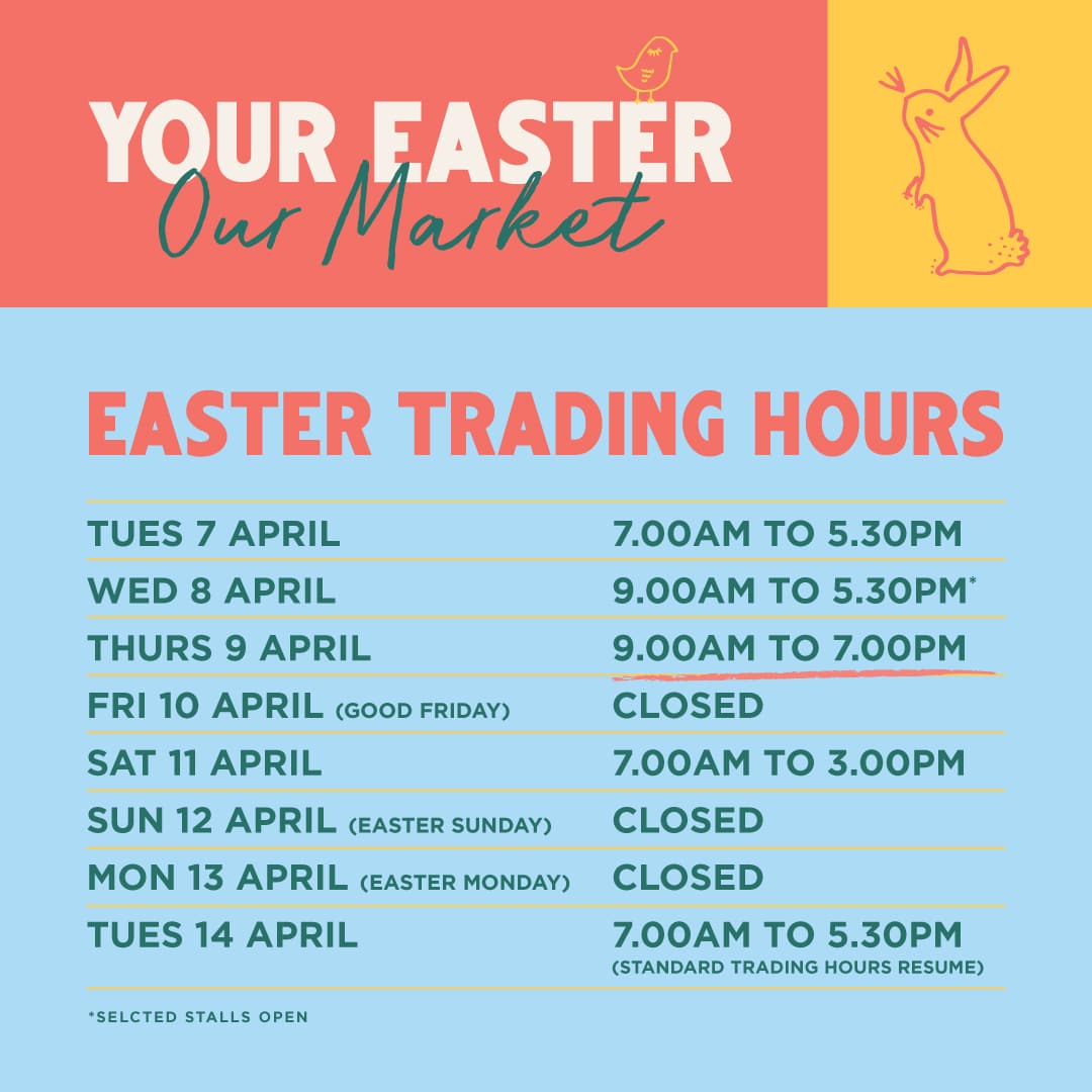 Trading Hours - Adelaide Central Market: The City of Adelaide's premier ...
