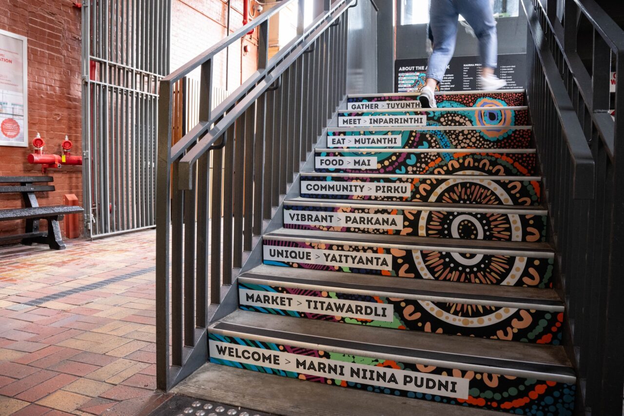 Market murals - Adelaide Central Market: Home to over 70 traders under ...